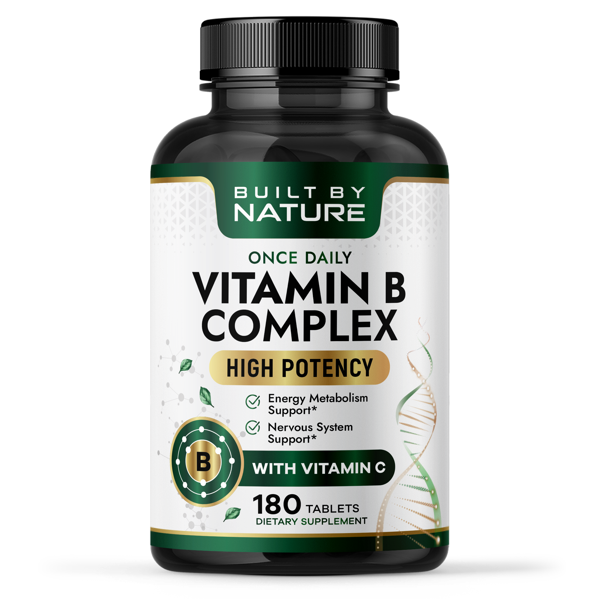 Built By Nature Vitamin B Complex – Super B Complex Vitamins for Women ...